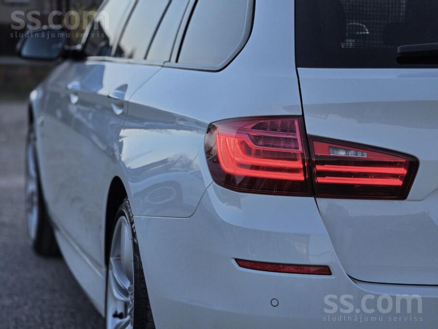 White BMW 525 2013 in Liepaja, with an engine capacity of 2.00 L and mileage of 235 thousand km for 11995 €, photo 34 on AUTOMOTO.COM.LV