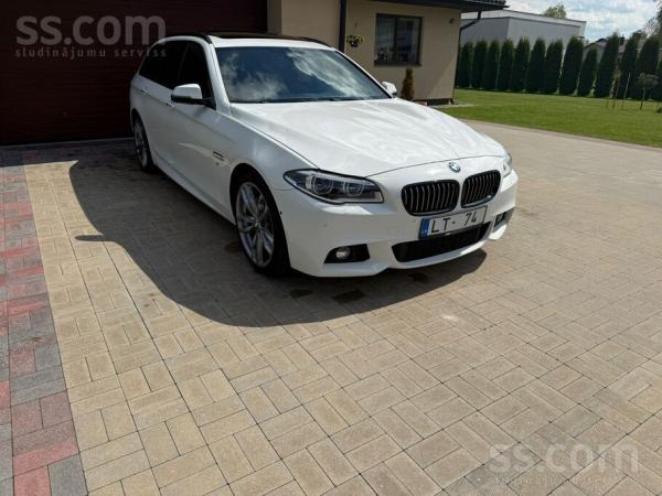 White BMW 525 2013 in Jelgava, with an engine capacity of 2.00 L and mileage of 282 thousand km for 13000 €, photo 4 on AUTOMOTO.COM.LV
