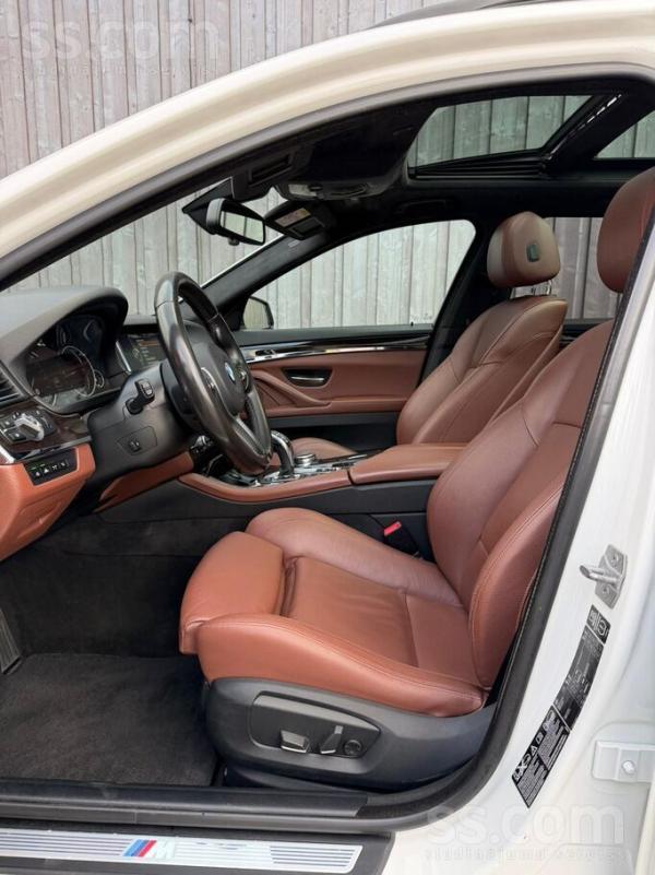 White BMW 525 2013 in Jelgava, with an engine capacity of 2.00 L and mileage of 282 thousand km for 13000 €, photo 8 on AUTOMOTO.COM.LV