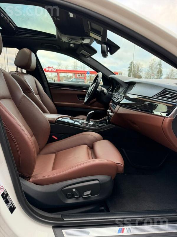 White BMW 525 2013 in Jelgava, with an engine capacity of 2.00 L and mileage of 282 thousand km for 13000 €, photo 9 on AUTOMOTO.COM.LV