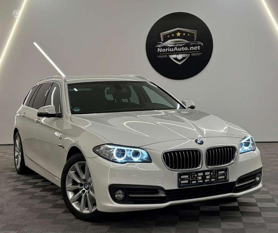 White BMW 525 2013 in Marijampole, with an engine capacity of 2.00 L and mileage of 330 thousand km for 8450 €, photo 1 on AUTOMOTO.COM.LV