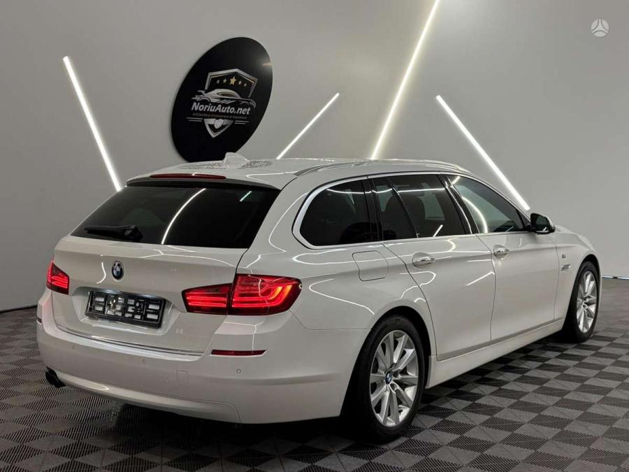 White BMW 525 2013 in Marijampole, with an engine capacity of 2.00 L and mileage of 330 thousand km for 8450 €, photo 27 on AUTOMOTO.COM.LV
