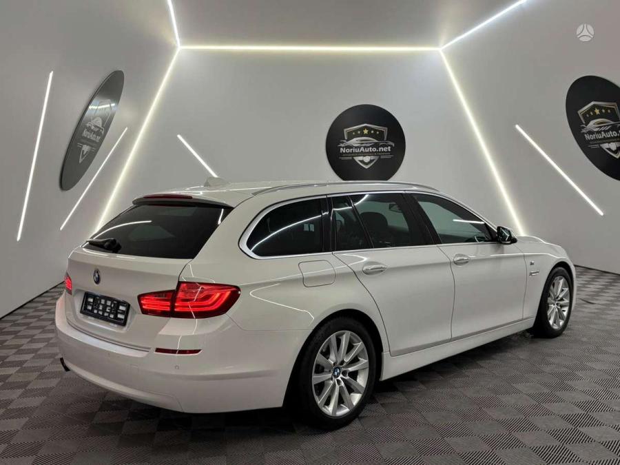 White BMW 525 2013 in Marijampole, with an engine capacity of 2.00 L and mileage of 330 thousand km for 8450 €, photo 29 on AUTOMOTO.COM.LV