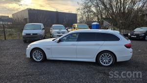 White BMW 525 2014 in Riga, with an engine capacity of 2.00 L and mileage of 261 thousand km for 10490 €, photo 8 on AUTOMOTO.COM.LV