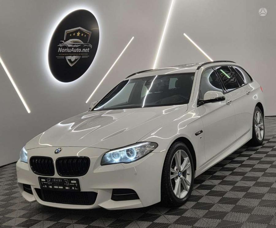 White BMW 525 2014 in Marijampole, with an engine capacity of 2.00 L and mileage of 286 thousand km for 12750 €, photo 1 on AUTOMOTO.COM.LV