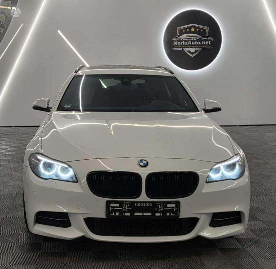 White BMW 525 2014 in Marijampole, with an engine capacity of 2.00 L and mileage of 286 thousand km for 12750 €, photo 2 on AUTOMOTO.COM.LV