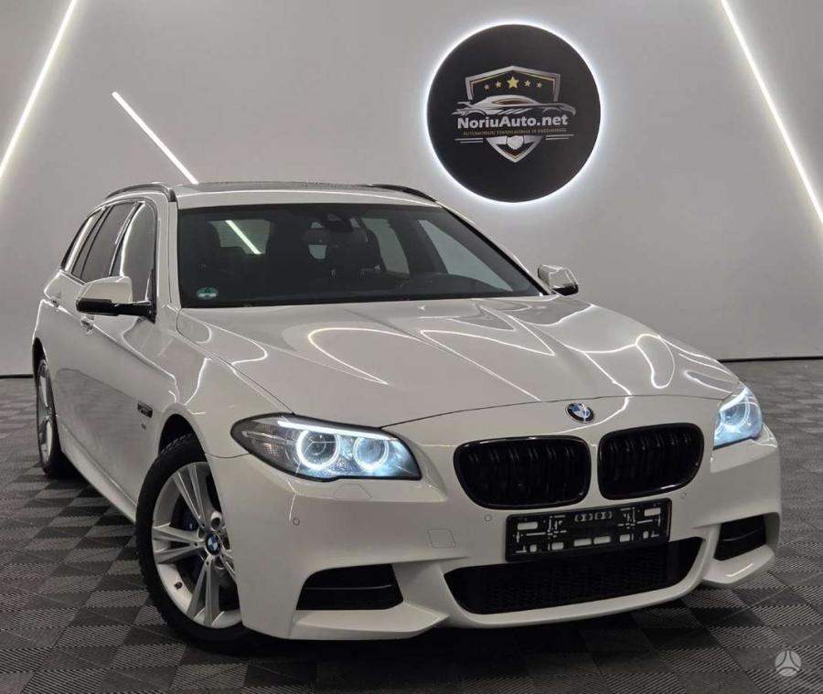 White BMW 525 2014 in Marijampole, with an engine capacity of 2.00 L and mileage of 286 thousand km for 12750 €, photo 3 on AUTOMOTO.COM.LV