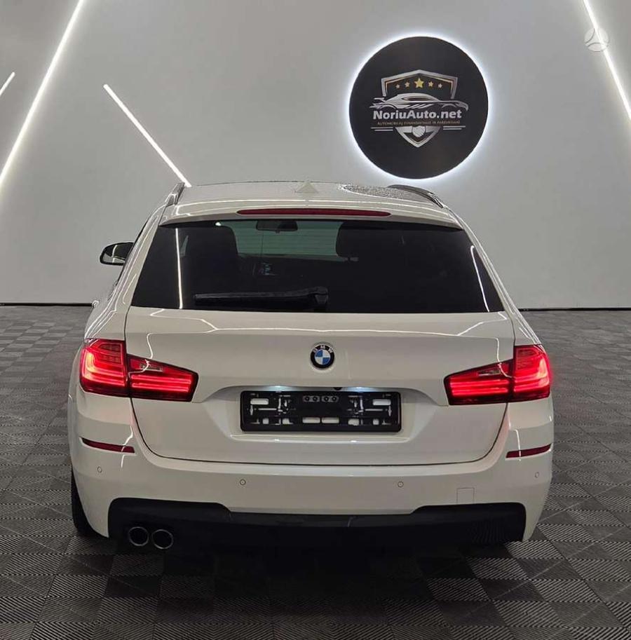 White BMW 525 2014 in Marijampole, with an engine capacity of 2.00 L and mileage of 286 thousand km for 12750 €, photo 5 on AUTOMOTO.COM.LV