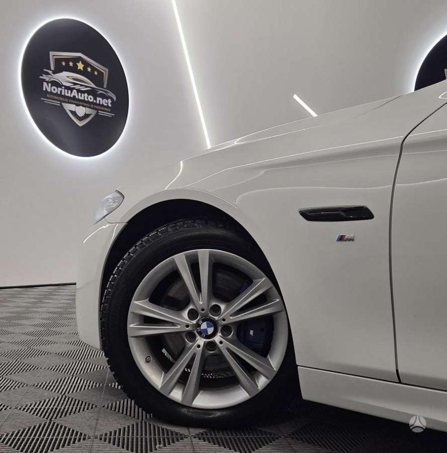 White BMW 525 2014 in Marijampole, with an engine capacity of 2.00 L and mileage of 286 thousand km for 12750 €, photo 8 on AUTOMOTO.COM.LV