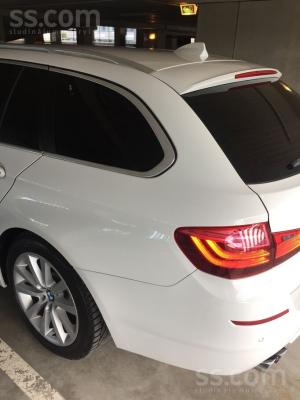 White BMW 525 2014 in Riga, with an engine capacity of 2.00 L and mileage of 292 thousand km for 8900 €, photo 4 on AUTOMOTO.COM.LV