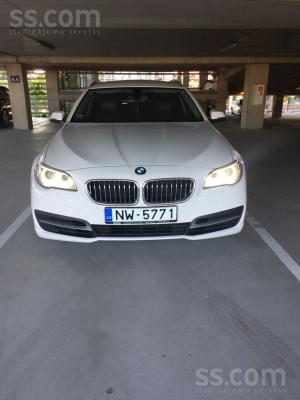 White BMW 525 2014 in Riga, with an engine capacity of 2.00 L and mileage of 292 thousand km for 8900 €, photo 5 on AUTOMOTO.COM.LV