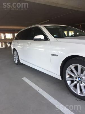 White BMW 525 2014 in Riga, with an engine capacity of 2.00 L and mileage of 292 thousand km for 8900 €, photo 6 on AUTOMOTO.COM.LV