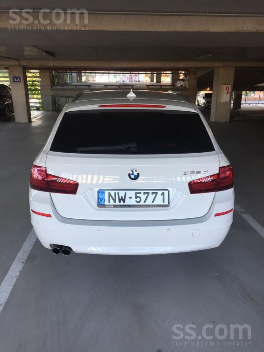 White BMW 525 2014 in Riga, with an engine capacity of 2.00 L and mileage of 292 thousand km for 8900 €, photo 21 on AUTOMOTO.COM.LV
