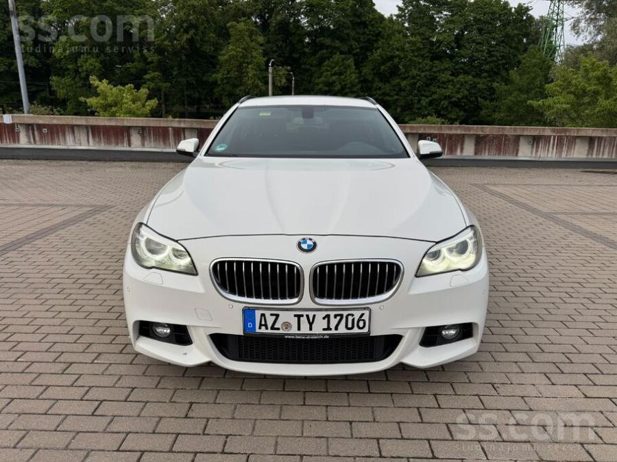 White BMW 525 2014 in Riga, with an engine capacity of 2.00 L and mileage of 314 thousand km for 8900 €, photo 3 on AUTOMOTO.COM.LV