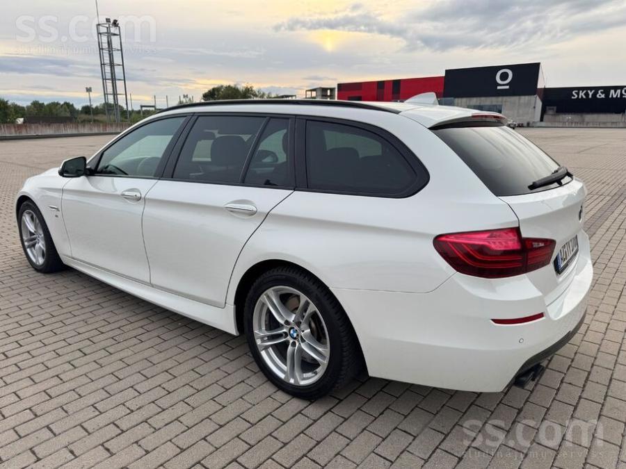 White BMW 525 2014 in Riga, with an engine capacity of 2.00 L and mileage of 314 thousand km for 8900 €, photo 7 on AUTOMOTO.COM.LV