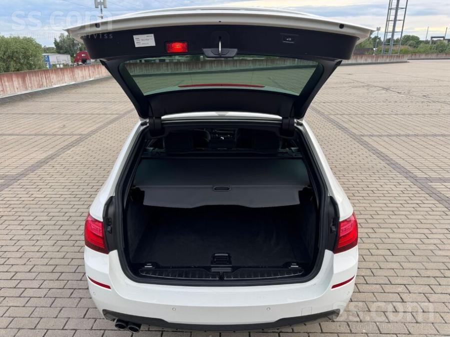 White BMW 525 2014 in Riga, with an engine capacity of 2.00 L and mileage of 314 thousand km for 8900 €, photo 16 on AUTOMOTO.COM.LV