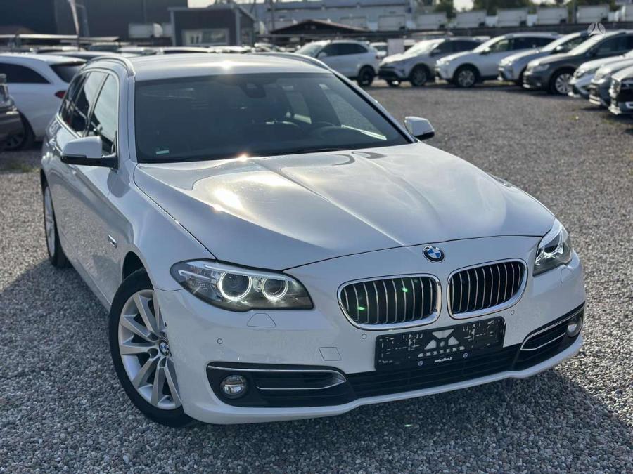 White BMW 525 2014 in Kaunas, with an engine capacity of 2.00 L and mileage of 220 thousand km for 9450 €, photo 4 on AUTOMOTO.COM.LV