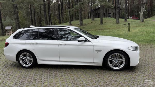 White BMW 525 2014 in Moletai, with an engine capacity of 2.00 L and mileage of 255 thousand km for 12500 €, photo 3 on AUTOMOTO.COM.LV