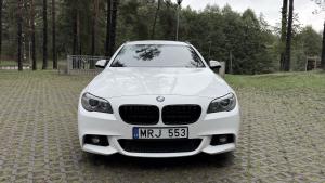 White BMW 525 2014 in Moletai, with an engine capacity of 2.00 L and mileage of 255 thousand km for 12500 €, photo 4 on AUTOMOTO.COM.LV
