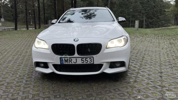 White BMW 525 2014 in Moletai, with an engine capacity of 2.00 L and mileage of 255 thousand km for 12500 €, photo 5 on AUTOMOTO.COM.LV