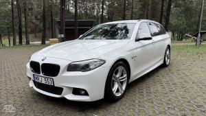 White BMW 525 2014 in Moletai, with an engine capacity of 2.00 L and mileage of 255 thousand km for 12500 €, photo 6 on AUTOMOTO.COM.LV