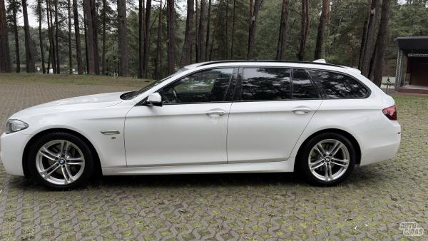 White BMW 525 2014 in Moletai, with an engine capacity of 2.00 L and mileage of 255 thousand km for 12500 €, photo 7 on AUTOMOTO.COM.LV