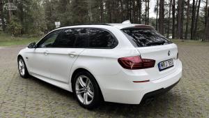 White BMW 525 2014 in Moletai, with an engine capacity of 2.00 L and mileage of 255 thousand km for 12500 €, photo 8 on AUTOMOTO.COM.LV