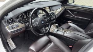 White BMW 525 2014 in Moletai, with an engine capacity of 2.00 L and mileage of 255 thousand km for 12500 €, photo 13 on AUTOMOTO.COM.LV