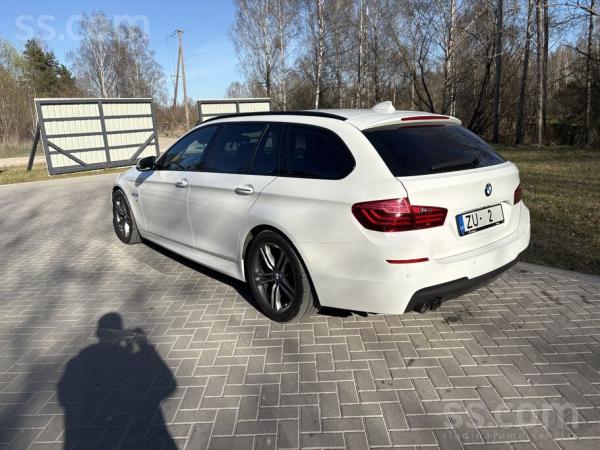 White BMW 525 2015 in Riga, with an engine capacity of 2.00 L and mileage of 144 thousand km for 18500 €, photo 2 on AUTOMOTO.COM.LV