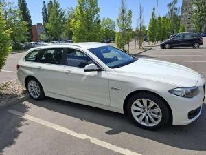 White BMW 525 2015 in Klaipeda, with an engine capacity of 2.00 L and mileage of 251 thousand km for 10500 €, photo 3 on AUTOMOTO.COM.LV