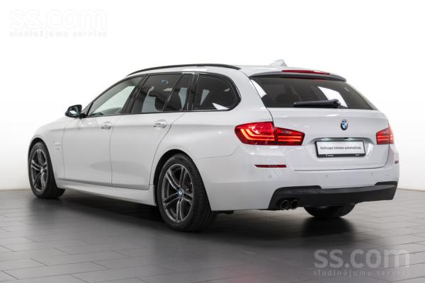 White BMW 525 2015 in Riga, with an engine capacity of 2.00 L and mileage of 146 thousand km for 17500 €, photo 4 on AUTOMOTO.COM.LV