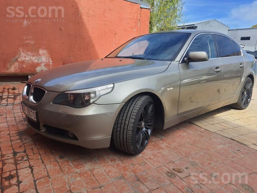 Yellow BMW 525 2003 in Riga, with an engine capacity of 2.50 L and mileage of 220 thousand km for 3200 €, photo 1 on AUTOMOTO.COM.LV