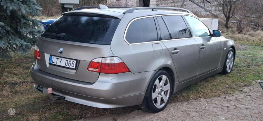 Dzeltens BMW 525 2006 Kaišiadorys, ar dzinēja tilpumu 2.50 L un nobraukumu 309 tūkst. km par 2900 €, foto 4 vietnē AUTOMOTO.COM.LV