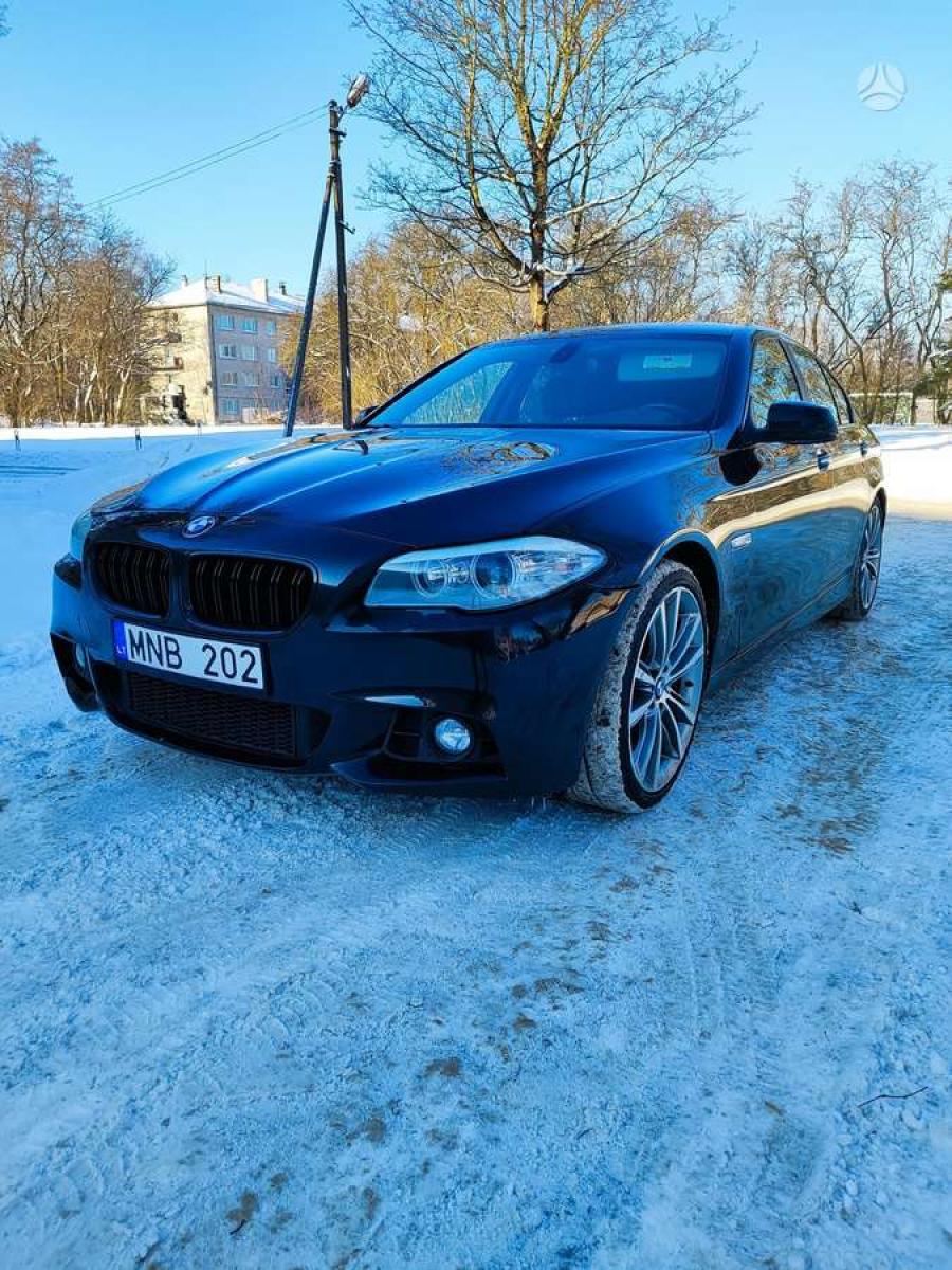 Black BMW 528 2011 in Vilnius, with an engine capacity of 3.00 L and mileage of 160 thousand km for 9500 €, photo 2 on AUTOMOTO.COM.LV