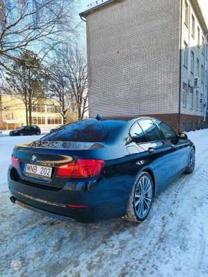 Black BMW 528 2011 in Vilnius, with an engine capacity of 3.00 L and mileage of 160 thousand km for 9500 €, photo 5 on AUTOMOTO.COM.LV