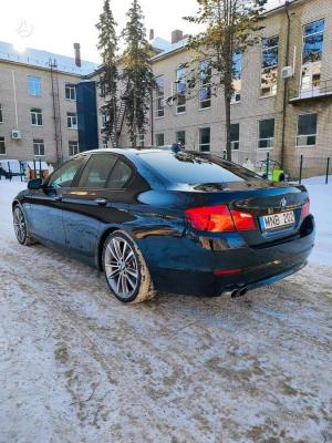 Black BMW 528 2011 in Vilnius, with an engine capacity of 3.00 L and mileage of 160 thousand km for 9500 €, photo 7 on AUTOMOTO.COM.LV
