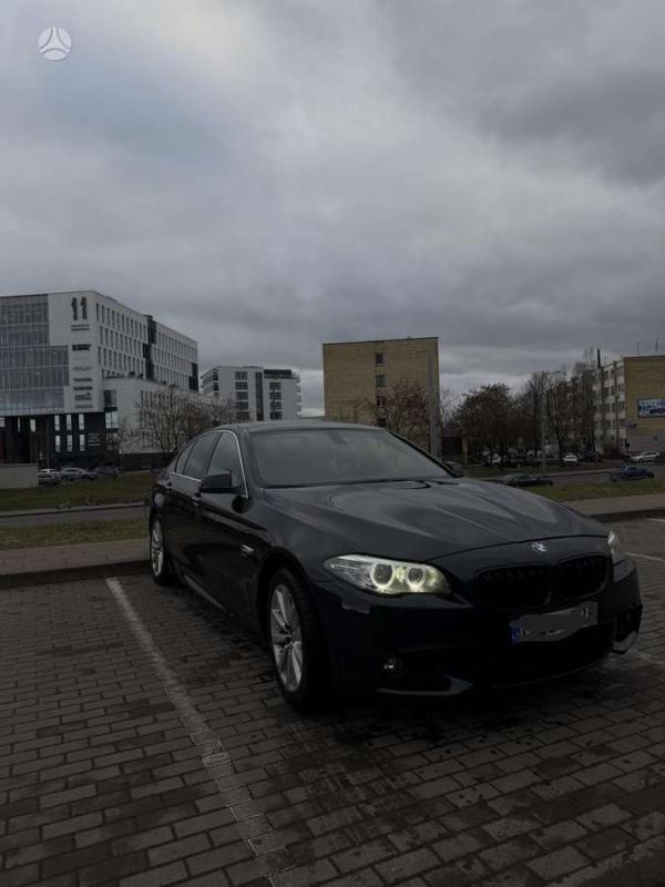 Black BMW 528 2012 in Vilnius, with an engine capacity of 2.00 L and mileage of 229 thousand km for 8500 €, photo 1 on AUTOMOTO.COM.LV