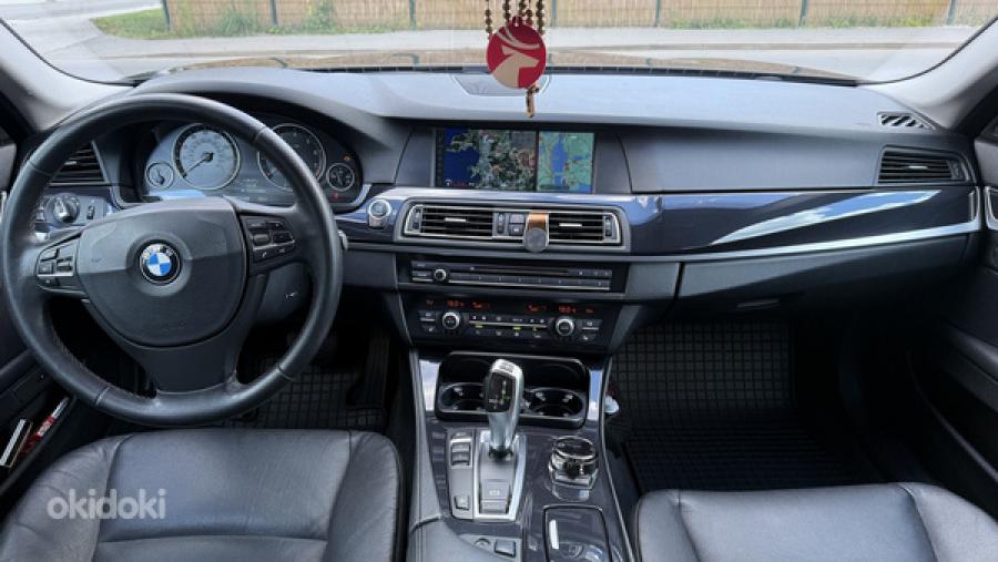 Black BMW 528 2012 in Tallinn, with an engine capacity of 0.18 L and mileage of 208 thousand km for 12000 €, photo 9 on AUTOMOTO.COM.LV