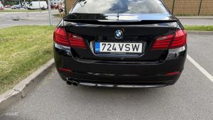 Black BMW 528 2012 in Tallinn, with an engine capacity of 0.18 L and mileage of 208 thousand km for 12000 €, photo 12 on AUTOMOTO.COM.LV