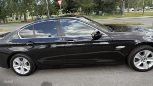 Black BMW 528 2012 in Tallinn, with an engine capacity of 0.18 L and mileage of 208 thousand km for 12000 €, photo 13 on AUTOMOTO.COM.LV