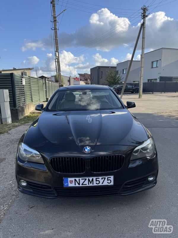Black BMW 528 2012 in Kaunas, with an engine capacity of 2.00 L and mileage of 258 thousand km for 7100 €, photo 1 on AUTOMOTO.COM.LV