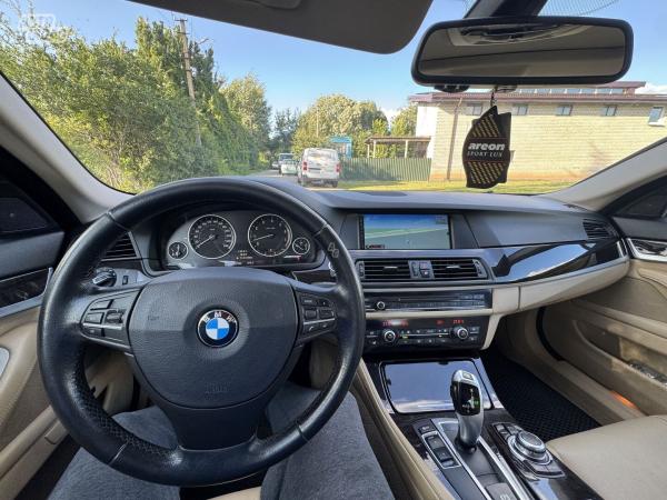 Black BMW 528 2012 in Kaunas, with an engine capacity of 2.00 L and mileage of 258 thousand km for 7100 €, photo 8 on AUTOMOTO.COM.LV