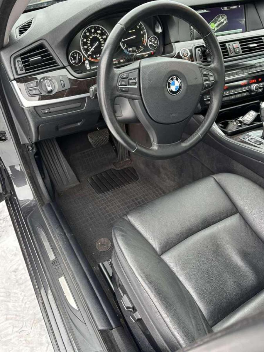 Melns BMW 528 2013 Kaišiadorys, ar dzinēja tilpumu 2.00 L un nobraukumu 175 tūkst. km par 10500 €, foto 7 vietnē AUTOMOTO.COM.LV