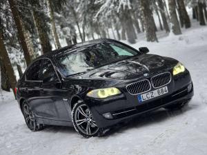 Black BMW 528 2013 in Radviliskis, with an engine capacity of 2.00 L and mileage of 279 thousand km for 8300 €, photo 11 on AUTOMOTO.COM.LV