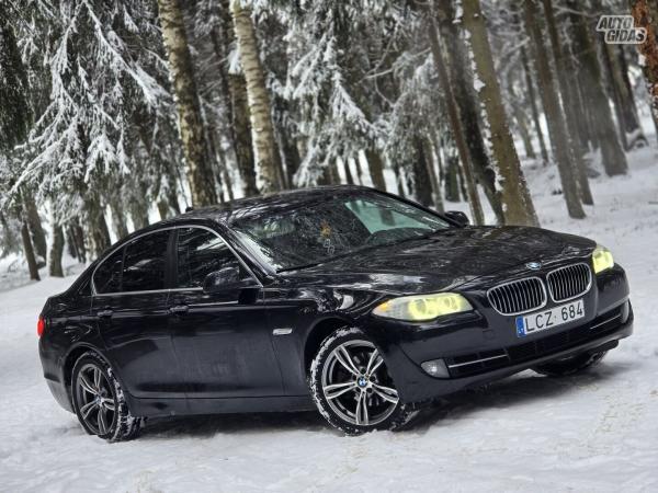 Black BMW 528 2013 in Radviliskis, with an engine capacity of 2.00 L and mileage of 279 thousand km for 8300 €, photo 6 on AUTOMOTO.COM.LV