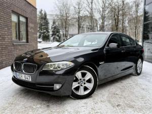 Black BMW 528 2013 in Kaisiadorys, with an engine capacity of 2.00 L and mileage of 173 thousand km for 8600 €, photo 5 on AUTOMOTO.COM.LV