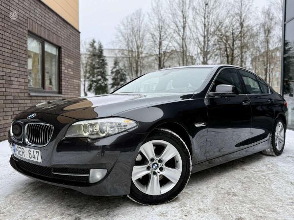 Black BMW 528 2013 in Kaisiadorys, with an engine capacity of 2.00 L and mileage of 173 thousand km for 8300 €, photo 3 on AUTOMOTO.COM.LV