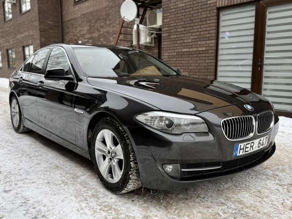 Black BMW 528 2013 in Kaisiadorys, with an engine capacity of 2.00 L and mileage of 173 thousand km for 8300 €, photo 7 on AUTOMOTO.COM.LV