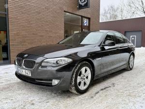 Black BMW 528 2013 in Kaisiadorys, with an engine capacity of 2.00 L and mileage of 173 thousand km for 8300 €, photo 8 on AUTOMOTO.COM.LV