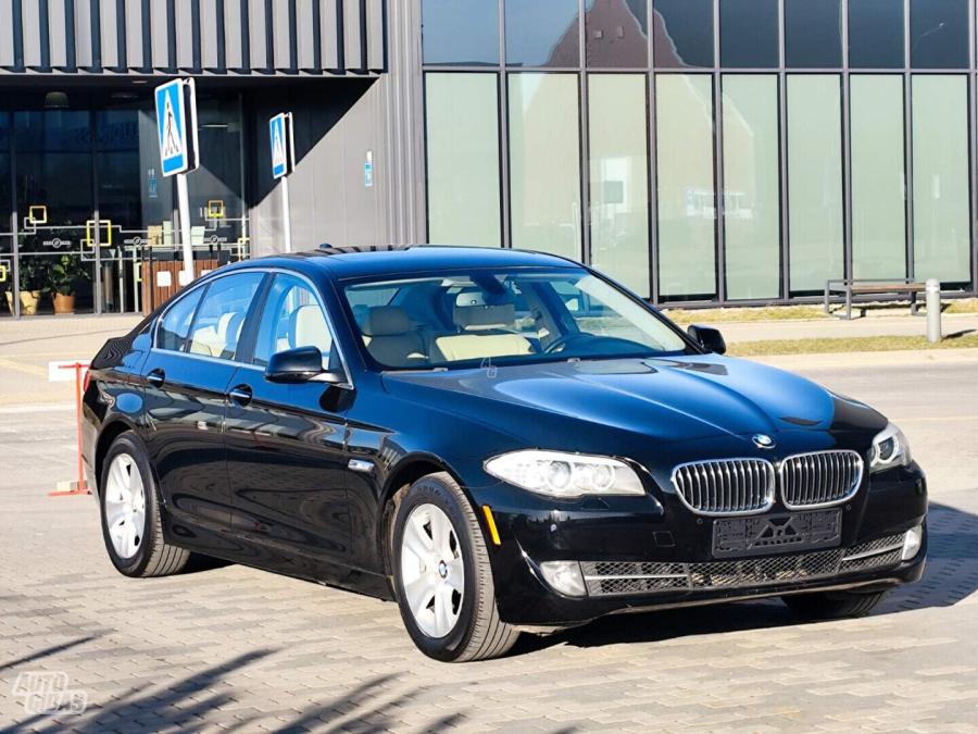 Black BMW 528 2013 in Siauliai, with an engine capacity of 2.00 L and mileage of 151 thousand km for 7700 €, photo 1 on AUTOMOTO.COM.LV
